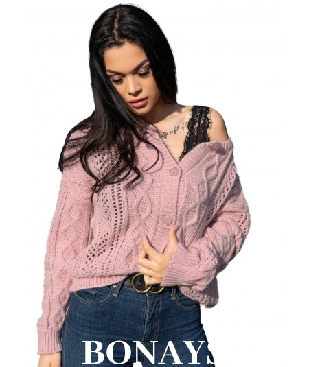 krótki sweter damski z guzikami. Polskie swetry na jesień 2021/2022